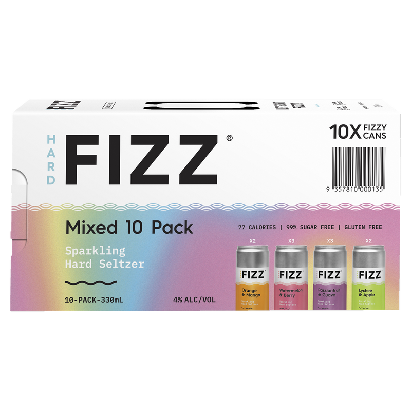 HARD FIZZ SELTZER MIXED 10 PACK — Murray's Porters Liquor