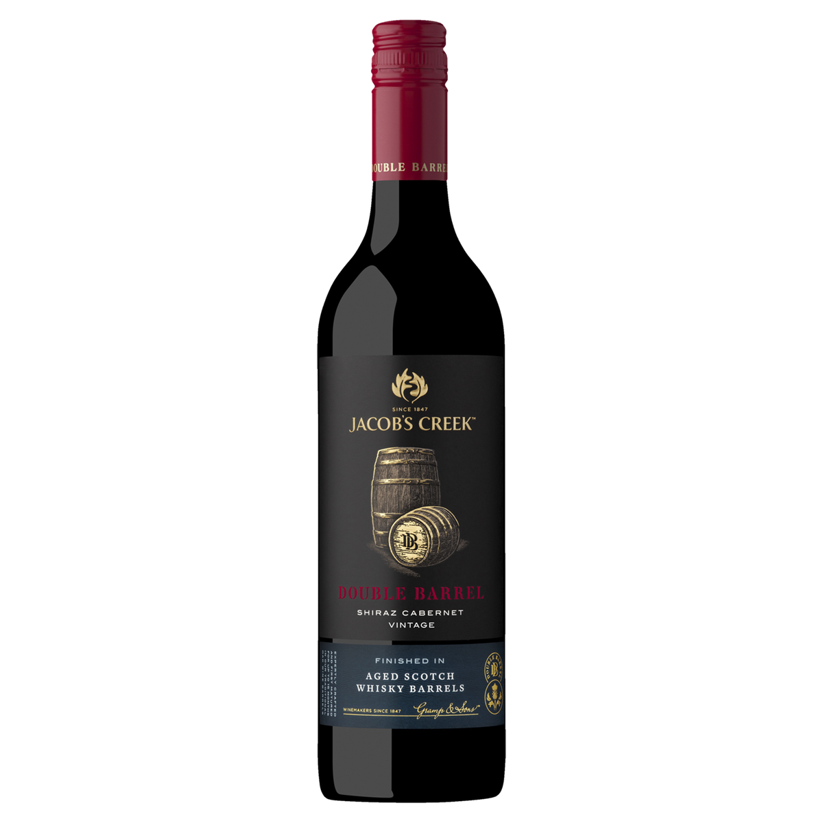 JACOBS CREEK DOUBLE BARREL SHIRAZ CAB — Murray's Porters Liquor