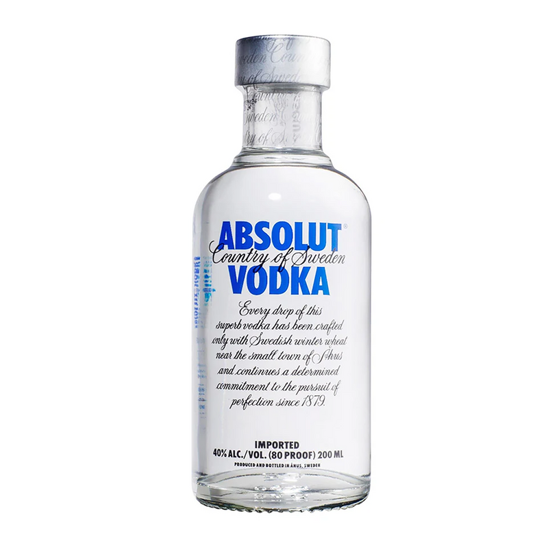 ABSOLUT VODKA 200ML — Murray's Porters Liquor